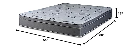 Greaton, 11" Medium Plush Hybrid Euro Top Foam Encased Innerspring Mattress, Full XL