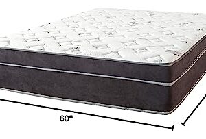 Nutan, 12-Inch Euro Top Firm Foam Encased Mattress/Orthopedic Support for A Restful Night, Queen