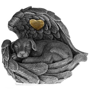 iheartdogs dog urn pet memorial gift - garden stone urn for dog ashes - pet loss gifts