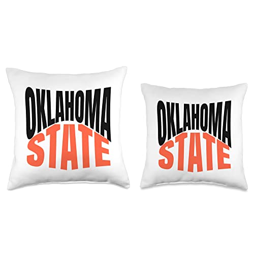 States Of USA Pride of Oklahoma State Throw Pillow, 16x16, Multicolor