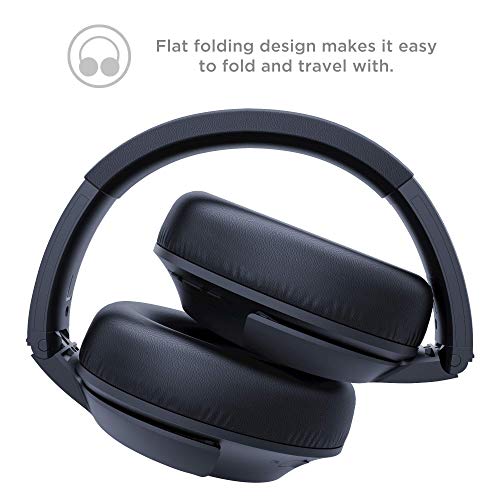 TCL ELIT400 Wireless On-Ear Hi-Res Noise Cancelling Bluetooth Headphones - Black (Renewed)