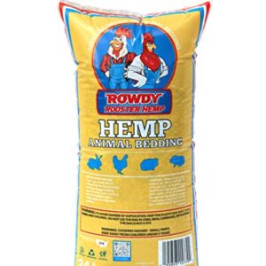 24 L Rowdy Rooster Hemp Animal Bedding