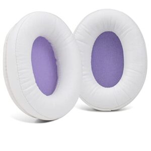 molgria ear pads cushion, replacement earpads for hyperx cloud alpha- compatible with ath m40x/m50x /m50xbt / hyperx cloud 1 & 2 / steelseries arctis 3/5 / 7 / 9x pro/stealth 600 headphones(white)