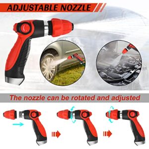 Lezcufer Car Wash Foam Gun, Adjustable Hose Wash Sprayer with Ratio Dial Foam Blaster,with Nozzle, Wash Mitt &Towel,Foam Cannon for Car Cleaning and Garden Use with Quick Connector to Any Garden Hose