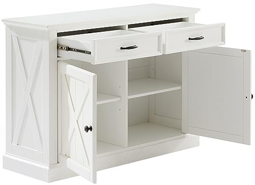 Crosley Furniture Clifton Sideboard, Distressed White