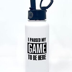 Gamer Gifts - Gifts for Teenage Boys, Girls - Cool Water Bottle with Straw - Funny Gift for Teenager, Tween, Boyfriend, College Guys, Preteens, Tweens, Tech Gamers - Presents for Birthday, Christmas