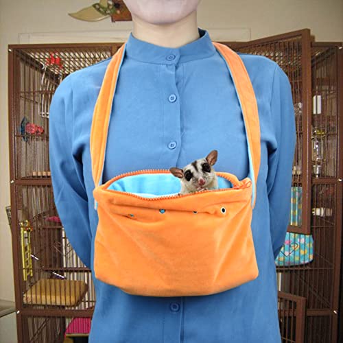 pranovo Sugar Glider Bonding Pouch Carrier Bag Sling with Adjustable Strap for Gliders Ferret Rat Hedgehog Hamster Small Pets