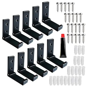 necygoo folding wall hook 10 pcs foldable coat hooks adhesive and wall mount hooks for hat coat clothes towel bag