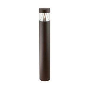 sunlite 87993 led 42” outdoor commercial bollard fixture, round landscape area light, adjustable watts (12/16/22), 3 cct 3000k-5000k, 2970 lumens, ip65, bronze, for pathways, entryways & walkways