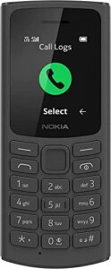 nokia 105 4g dual-sim 128mb rom + 48mb ram (gsm only | no cdma) factory unlocked android 4g/lte smartphone (black) - international version