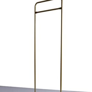 Lofty Garment Rack,Clothing Racks For Hanging Clothes,Metal Strong Heavy Duty Hanging Clothes Rack for Small Spaces and Rooms,Metal Garment racks ,Pipe Clothing Rack,Portable Clothes Rail,Gold