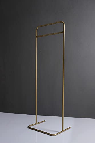 Lofty Garment Rack,Clothing Racks For Hanging Clothes,Metal Strong Heavy Duty Hanging Clothes Rack for Small Spaces and Rooms,Metal Garment racks ,Pipe Clothing Rack,Portable Clothes Rail,Gold