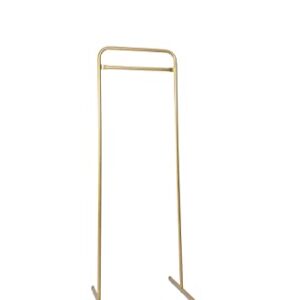 Lofty Garment Rack,Clothing Racks For Hanging Clothes,Metal Strong Heavy Duty Hanging Clothes Rack for Small Spaces and Rooms,Metal Garment racks ,Pipe Clothing Rack,Portable Clothes Rail,Gold