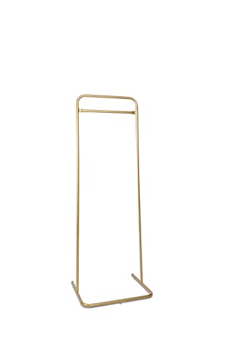 Lofty Garment Rack,Clothing Racks For Hanging Clothes,Metal Strong Heavy Duty Hanging Clothes Rack for Small Spaces and Rooms,Metal Garment racks ,Pipe Clothing Rack,Portable Clothes Rail,Gold