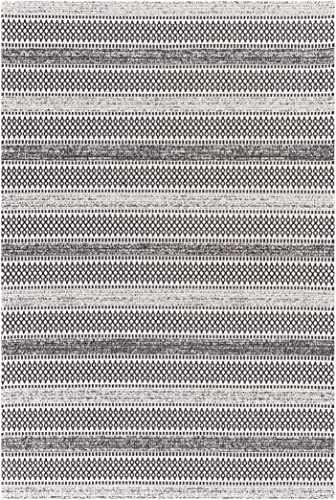 Mark&Day Area Rugs, 5x7 Stone Bohemian/Global Black Area Rug, Black/Cream Carpet for Living Room, Bedroom or Kitchen (5'3" x 7'3")