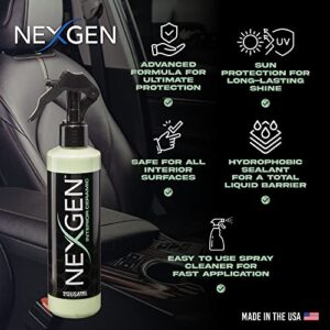 Nexgen Interior Ceramic Spray — Ultimate Interior Protection — Spray-on and Wipe-Off Ceramic Coating for Hard Interior Surfaces (8 oz)