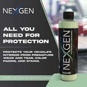 Nexgen Interior Ceramic Spray — Ultimate Interior Protection — Spray-on and Wipe-Off Ceramic Coating for Hard Interior Surfaces (8 oz)