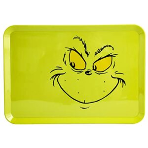 grinch 13.75 in melamine serving tray