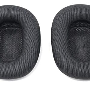 Zotech Replacement Leather, Memory Foam and Magnet Ear Cushions Ear Pad Covers for AirPods Max Headphones (Black)