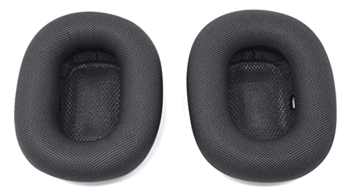 Zotech Replacement Leather, Memory Foam and Magnet Ear Cushions Ear Pad Covers for AirPods Max Headphones (Black)