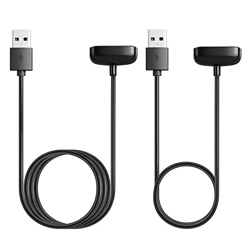 AWINNER 2 Pack Compatible for Fitbit Charge 6/Charge 5/Luxe Smartwatch Cable Charger