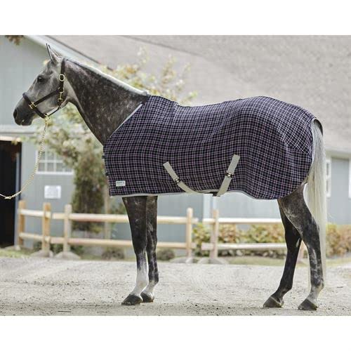 Rider's International by Dover Saddlery Chill Chaser, Size 80, Mahogany Rose Plaid