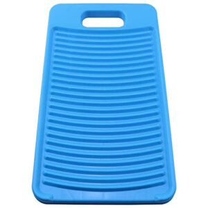 zyamy antiskid mini washboard plastic washing board household for kids shirts clean laundry lime washboard for laundry, blue