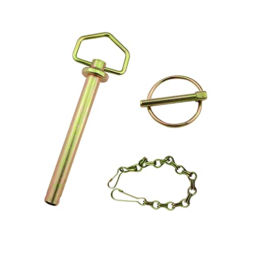 NRC&XRC Hitch Pin with Chain Accessories for Tractors, 3/4 by 6-1/4-Inch