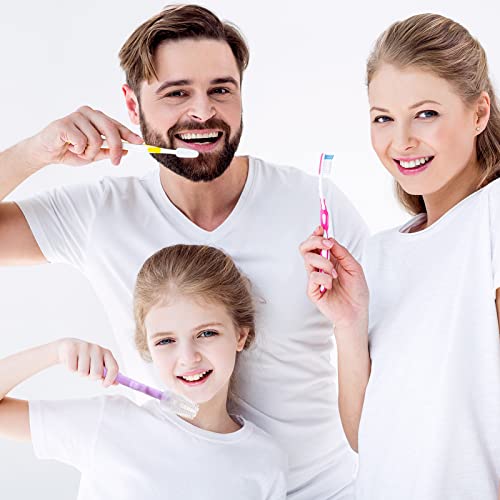 Cunhill 2 Pieces Kids U Shaped Toothbrush 360 Degrees Toddler Toothbrush Soft Silicone Brush Head Tooth Brush U Type Toothbrush for Toddlers Ages 2-6 (Classic Style,2-6 Years)