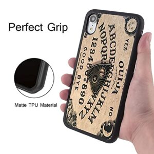 PandaWanderer MIZEHAI Phone Case for iPhone Xr with Ouija Board Witch Pattern Anti-Yellowing Shockproof TPU Silicone Protective Cover Multicolor