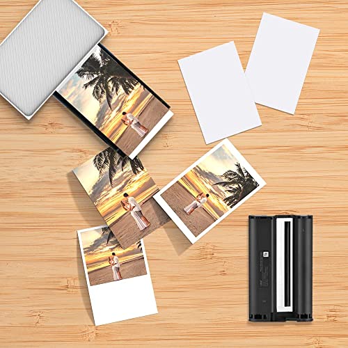 Liene Photo Printer Paper & Ink Cartridge (80 sheets + 2 Ink Cartridge)