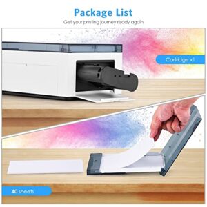 Liene Photo Printer Paper & Ink Cartridge (80 sheets + 2 Ink Cartridge)