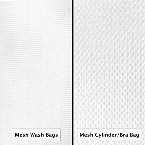 Whitmor Fine Mesh Bags, Set of 7, White