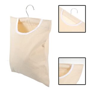 Mesh Laundry Hamper Hanging Bag Collapsible Dirty Clothes Mesh Basket Door Wall Mounted Closet Organizer for Home Room Washing Storage