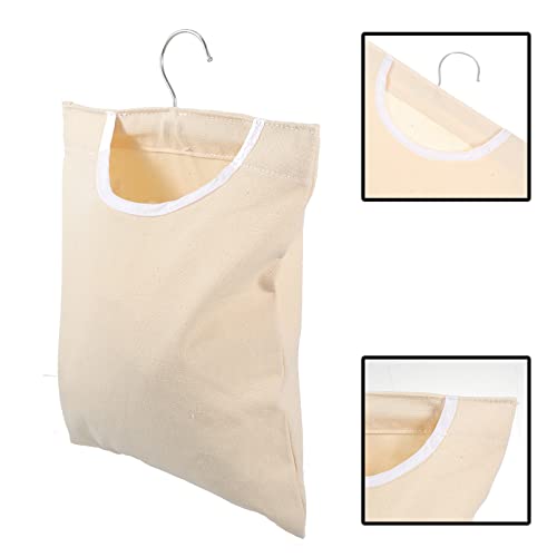 Mesh Laundry Hamper Hanging Bag Collapsible Dirty Clothes Mesh Basket Door Wall Mounted Closet Organizer for Home Room Washing Storage