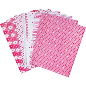 Wrapping Paper Sheets - Folded Flat Valentine Pattern Paper Pack Set Gift Wrap 27.5" x 19.7" Decorative Paper for Weddings,Valentine, Birthday, Romantic Gifts 8 Sheets