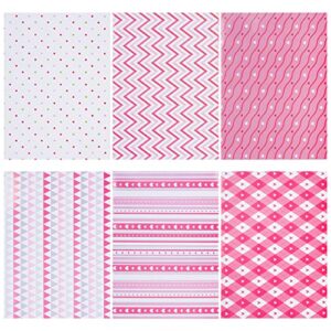 Wrapping Paper Sheets - Folded Flat Valentine Pattern Paper Pack Set Gift Wrap 27.5" x 19.7" Decorative Paper for Weddings,Valentine, Birthday, Romantic Gifts 8 Sheets