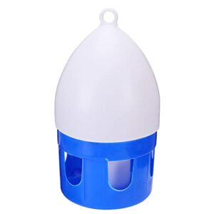 walnuta birds water feeder practical birds waterer creative bird drinker feeding supplies for pigeon parrot (color : blue, size : 6l)