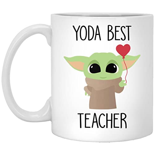 InkCallies Best Teacher Ever Mug - Best Teacher Gift - Birthday Gift For Teacher - Funny Teacher Mug (MUG-82MFJNTXSV-11oz)