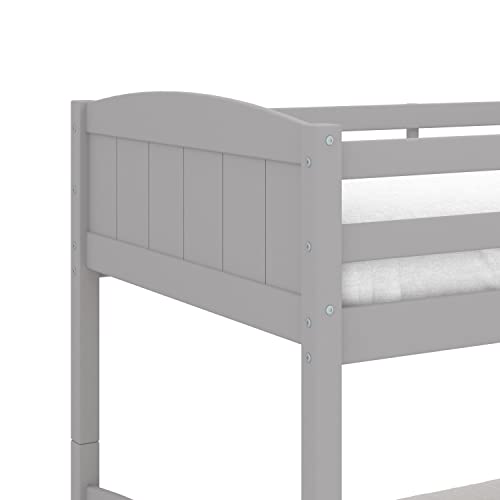 Hillsdale, Alexis Contemporary Wood Arch Twin Over Twin Size Bunk Bed, Gray