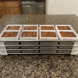 Tray Dividers for Harvest Right Freeze Dryer Trays - Fits Medium Trays (4 Sets (4 Trays), White)