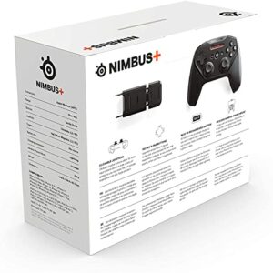 SteelSeries Nimbus+ Bluetooth Mobile Gaming Controller with iPhone Mount - 30+ Hour Battery Life - Apple-Licensed - Made for iOS, iPadOS, tvOS - with Apple Arcade