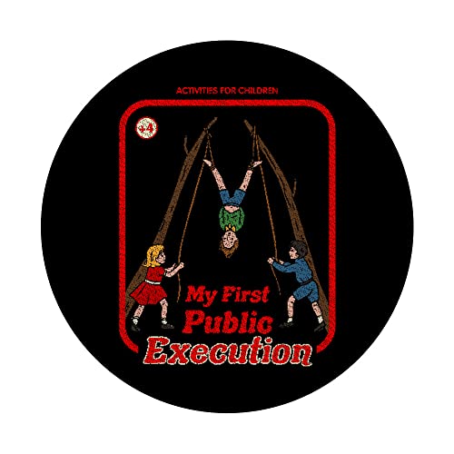 My First Public Execution Vintage Childgame Horror Goth Punk PopSockets Swappable PopGrip