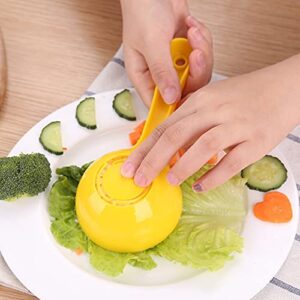 Rice Paddle Scoop Mold For Rice Ball Making, Non-stick Sushi Mold Rice Ball Scooper Rice Spatula Kitchen Gadge Yellow