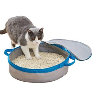 mr. peanut's portapotty litter box for traveling kitties