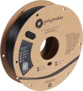 polymaker tpu filament 1.75 black, 750g shore 90a flexible filament 1.75mm, cardboard spool - polyflex tpu90 3d tpu filament 1.75mm black soft filament flexible