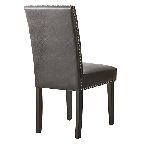 Steve Silver Verano Contemporary Gray Side Chair