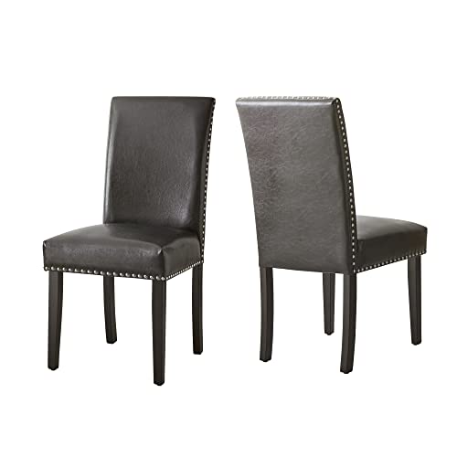 Steve Silver Verano Contemporary Gray Side Chair