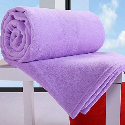 Textured Soft Blanket, Warm and Lightweight Throw Blanket, Soft Solid Color Warm Blanket Home Living Room Bedspread Cover Rug Sofa Decor - Pink