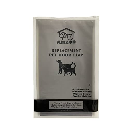 AMZOO Dog/pet Door Replacement Flap Compatible with PetSafe Measures 8 1/8” x 12 7/8” PAC11-11038